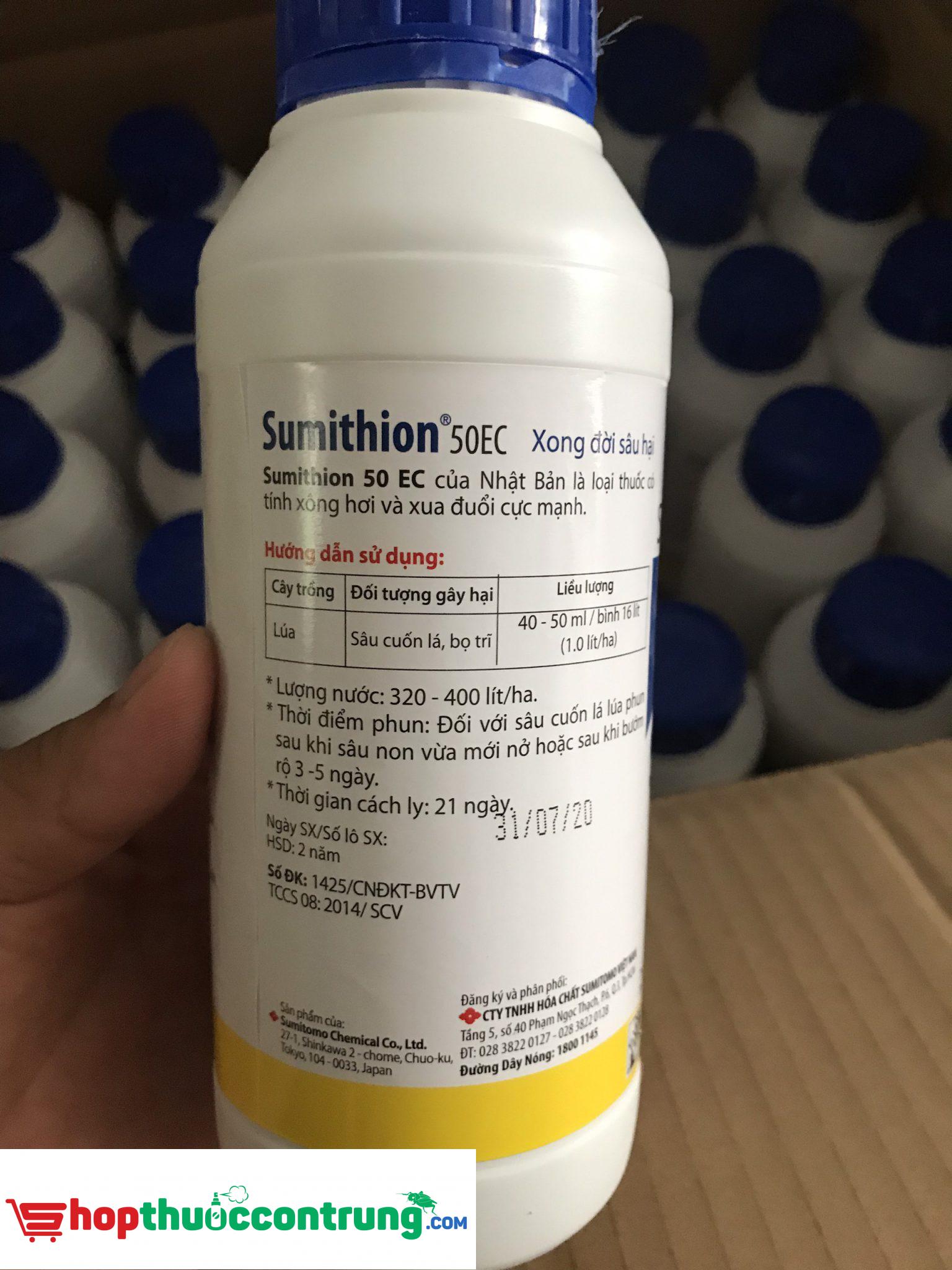 Sumithion 50ec - THUỐC PHUN XỊT DIỆT MỌT NÔNG SẢN NHẬT BẢN - GFC Shop